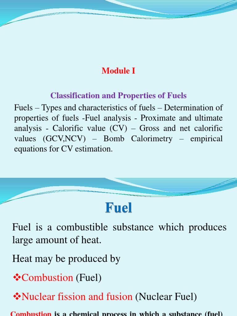 3-Classification and Properties of Fuels-11-Jul-2019Material I 11-Jul ...