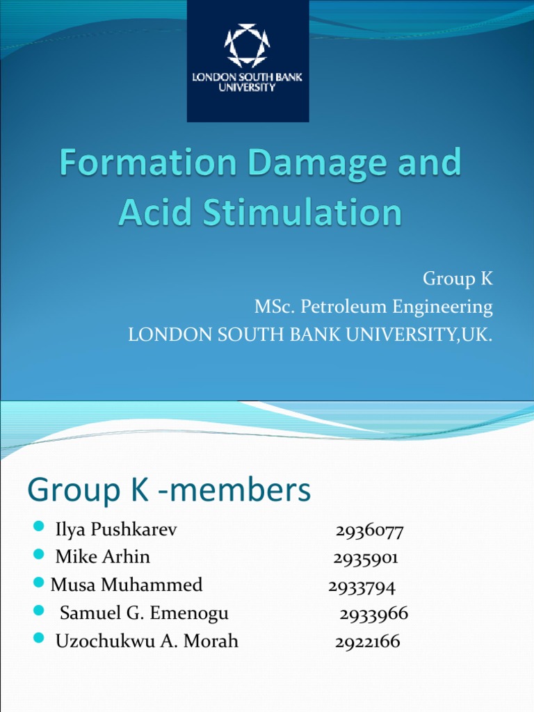 Understanding and Preventing Formation Damage: A Case Study on the ...