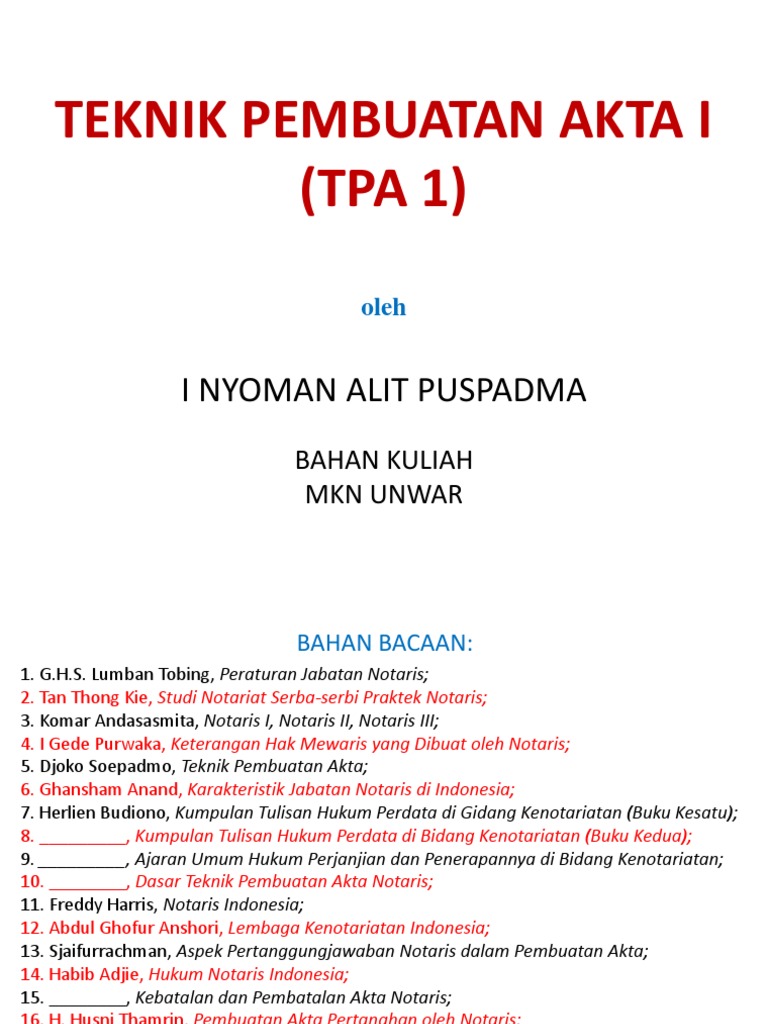 Tpa 1 | PDF
