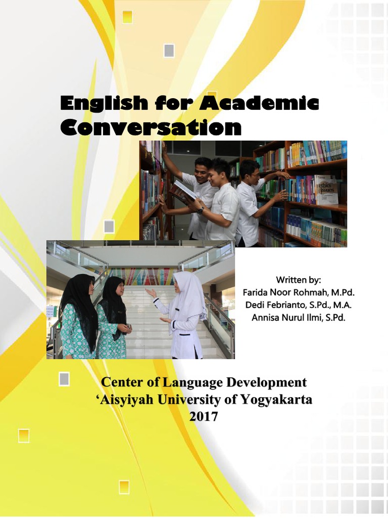 Academic English Conversation Skills | PDF | Question | Learning Styles