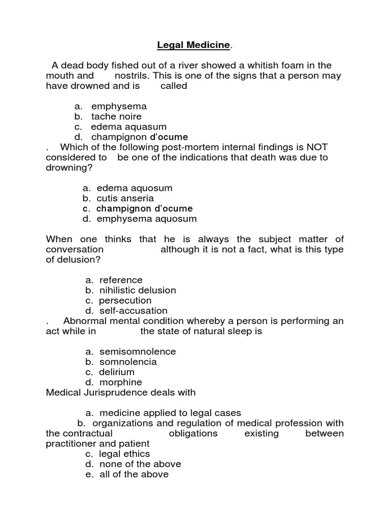 Legal Medicine 2018 | PDF | Rape | Autopsy