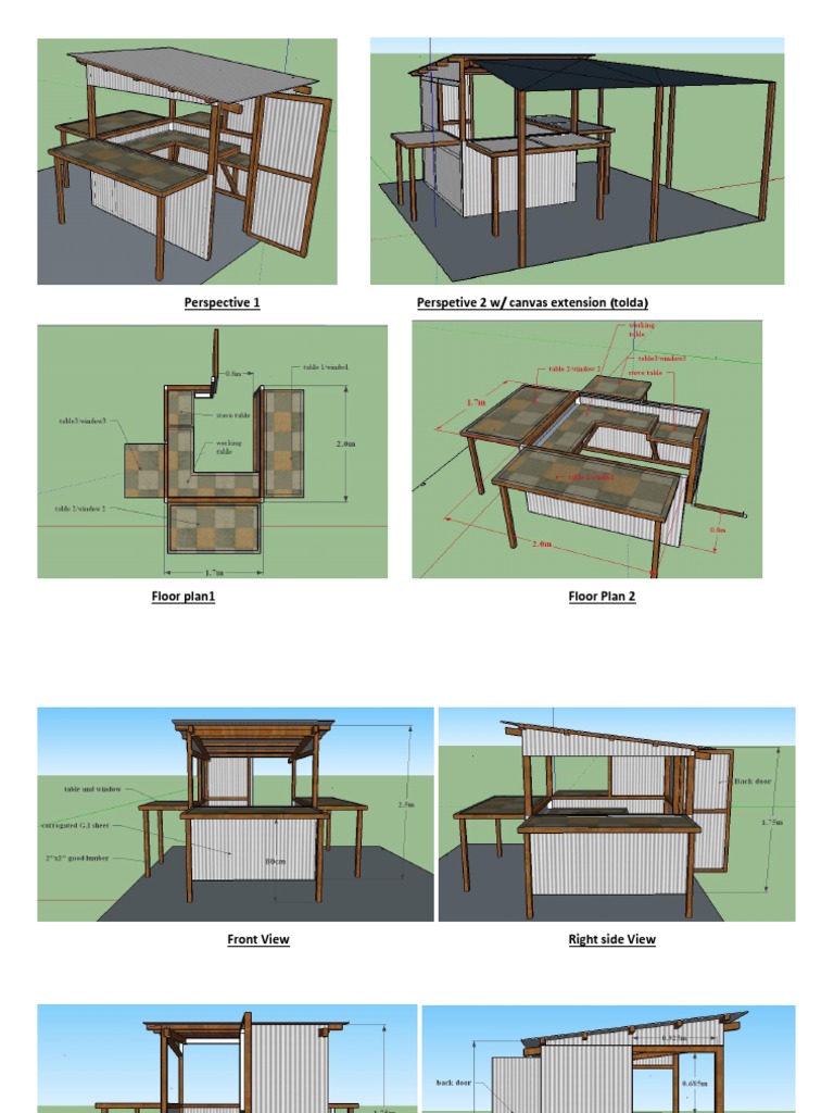 Perspective 1 Perspetive 2 W/ Canvas Extension (Tolda) | PDF