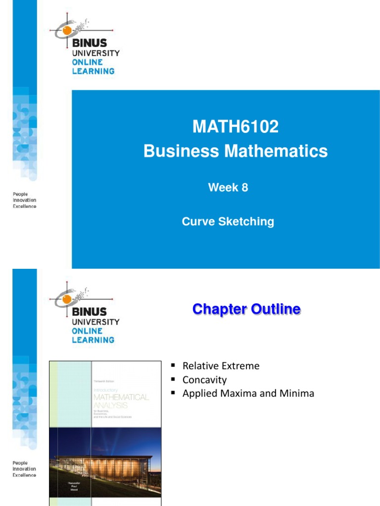 PPT8-Curve Sketching | PDF | Maxima And Minima | Applied Mathematics