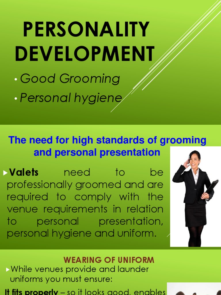 Personality Development: Good Grooming Personal Hygiene | PDF | Suit ...