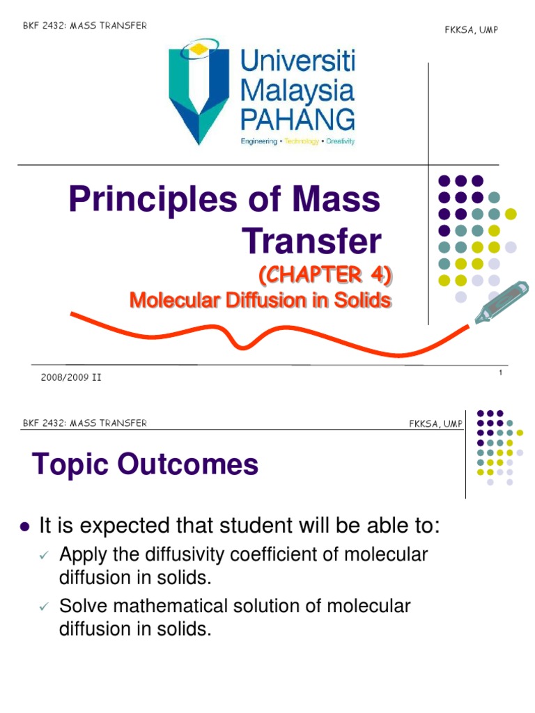 Chapter 4 Molecular Diffusion in Solids | PDF | Diffusion | Porosity