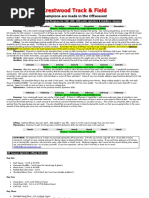 Athletics Score Sheet | PDF | Track And Field | Athletics