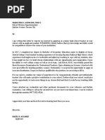 Request Letter For COE | PDF | Career & Growth