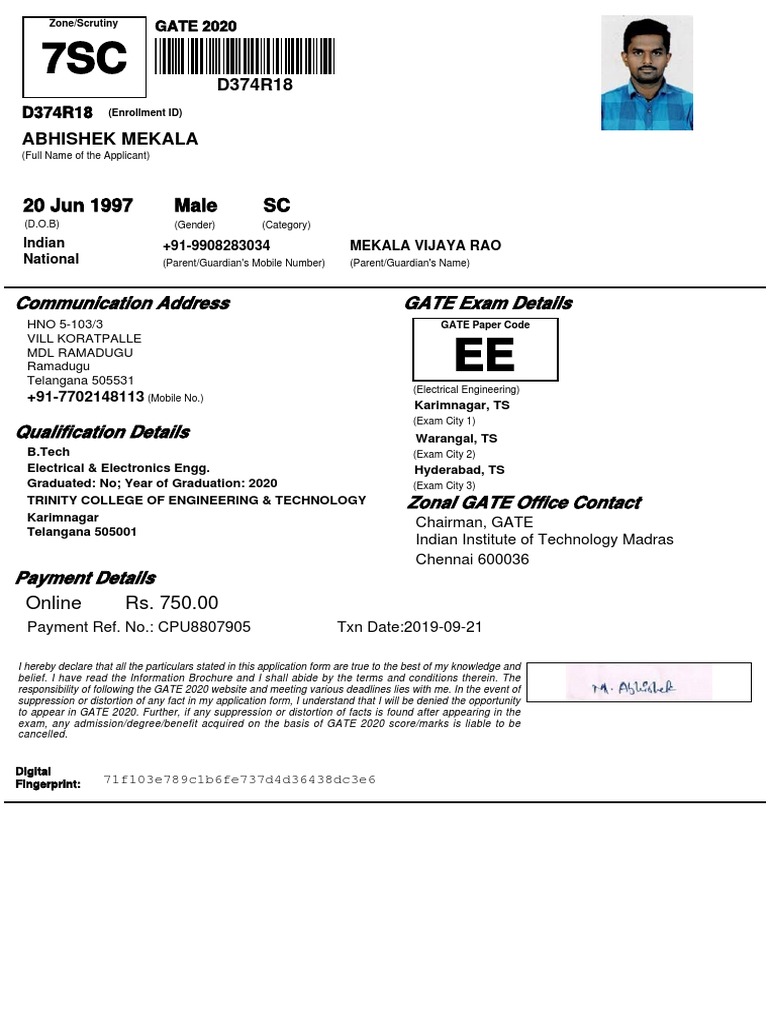 D374 R18 Application Form | PDF