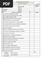 Roller Compactor Inspection Checklist | PDF | Wheeled Vehicles | Car