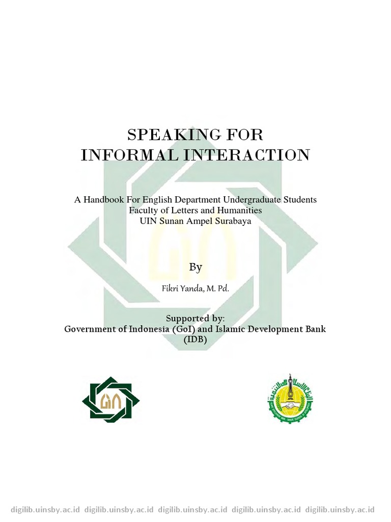 Speaking For Informal Interaction PDF | PDF | Conversation | Question