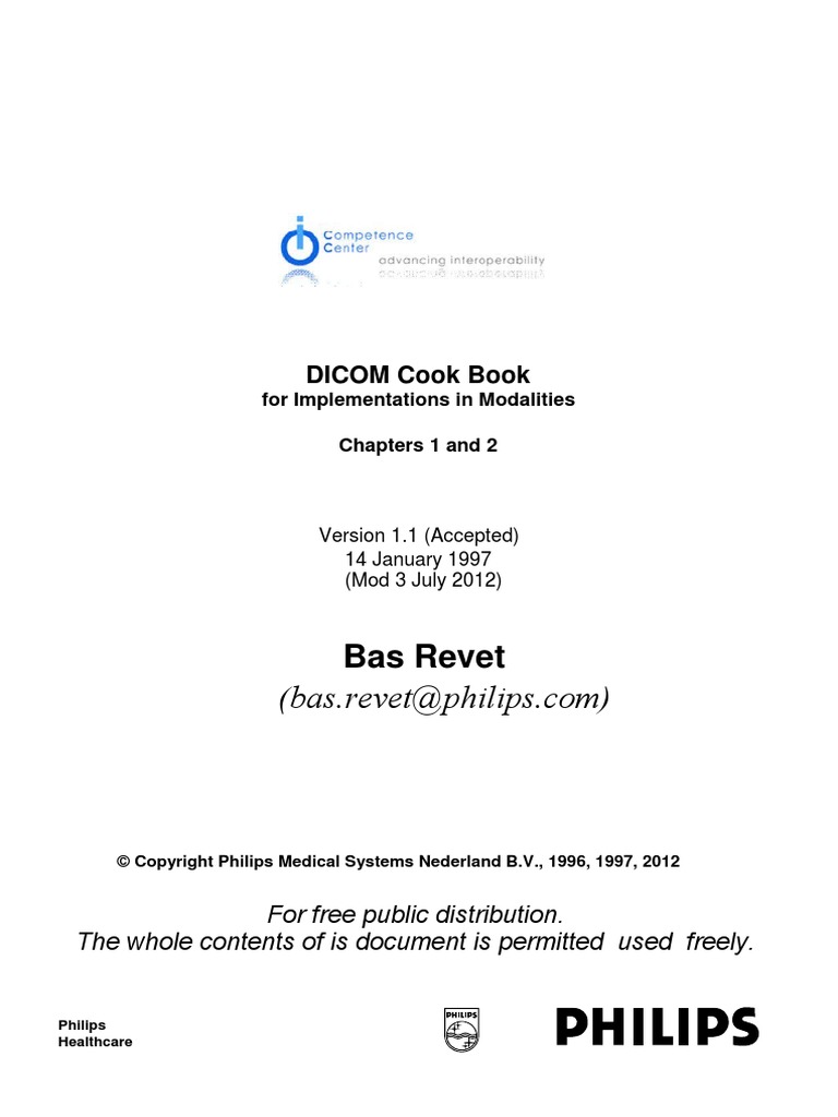 Bas Revet: DICOM Cook Book | PDF | Osi Model | Computer Network