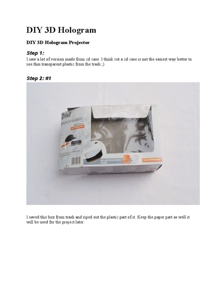 DIY 3D Hologram | PDF