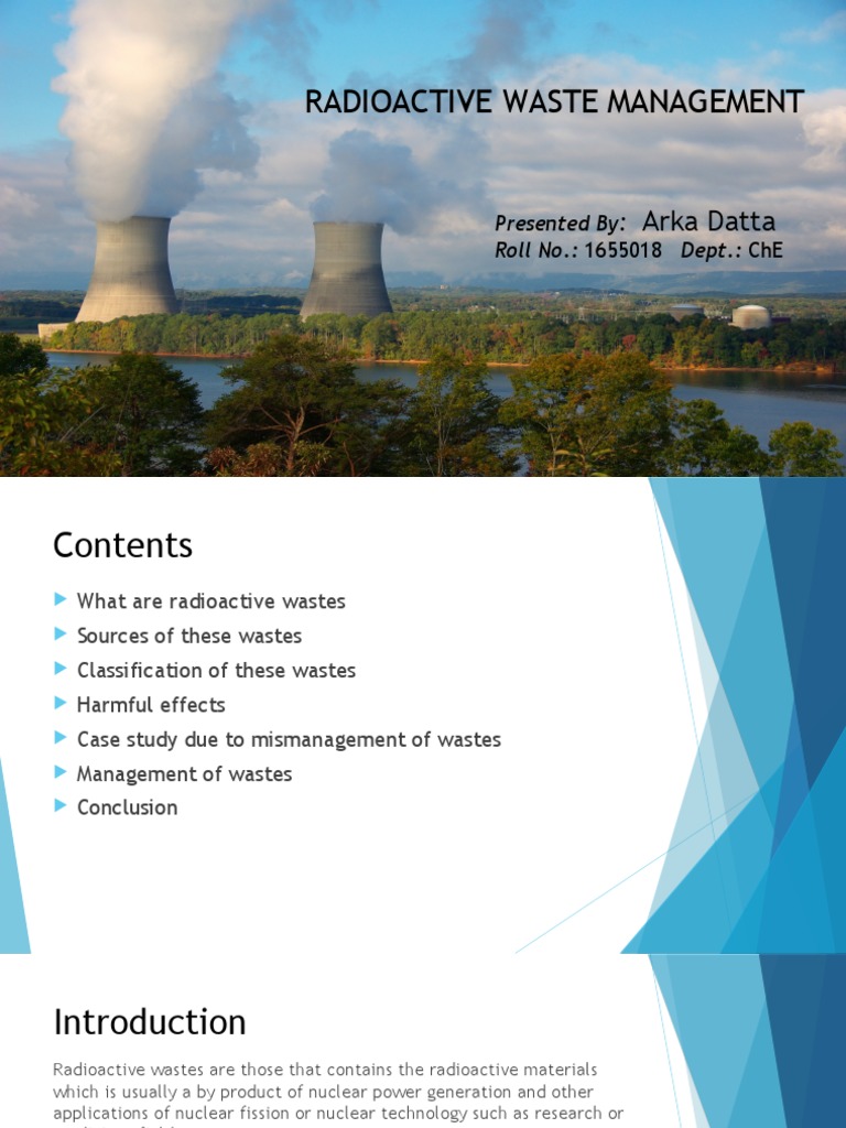 Radioactive Waste Management Overview | PDF | Radioactive Waste ...