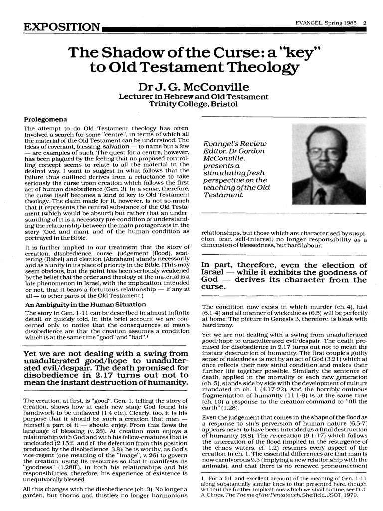 The Shadow of The Curse | PDF | Book Of Genesis | Old Testament