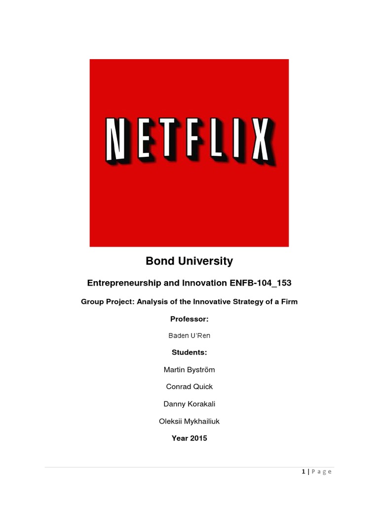 Netflixanalysis7sframework 160201074257 | PDF | Netflix | Streaming Media