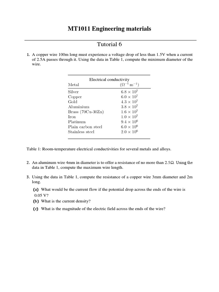 Engineering Materials Questions and Answers | PDF