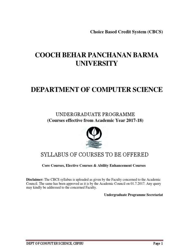 Cbcs Computer Pdf Pointer Computer Programming Process Computing