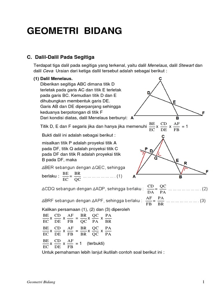 05-Dalil-Dalil Pada Segitiga PDF | PDF