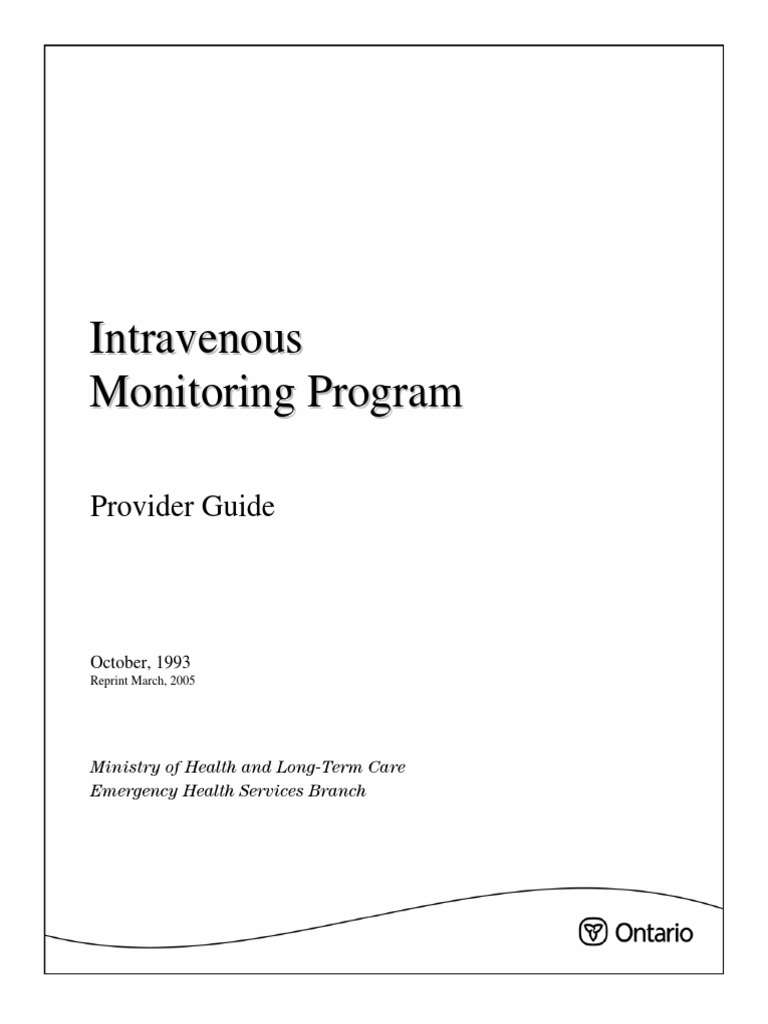 IV Monitoring Program Student | PDF | Intravenous Therapy | Artery