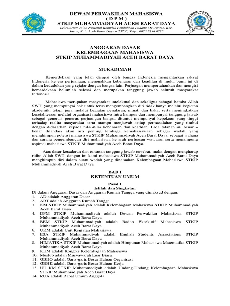 Logo Stkip Muhammadiyah Aceh Barat Daya - Visit Banda Aceh