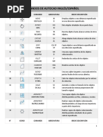 Comandos e Iconos de AutoCAD | PDF | Objetos geométricos | Formas ...