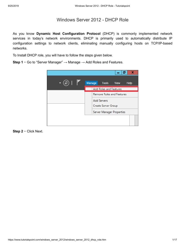 DHCP | PDF | Ip Address | Network Protocols