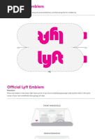 Printable Temporary Lyft Emblem Guide | PDF