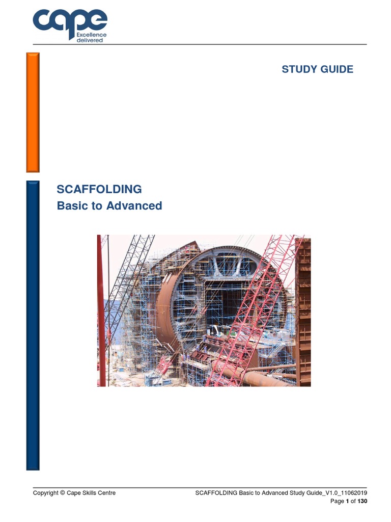 STUDY GUIDE Scaffolding Basic To Advanced V1!0!11062019 | PDF ...