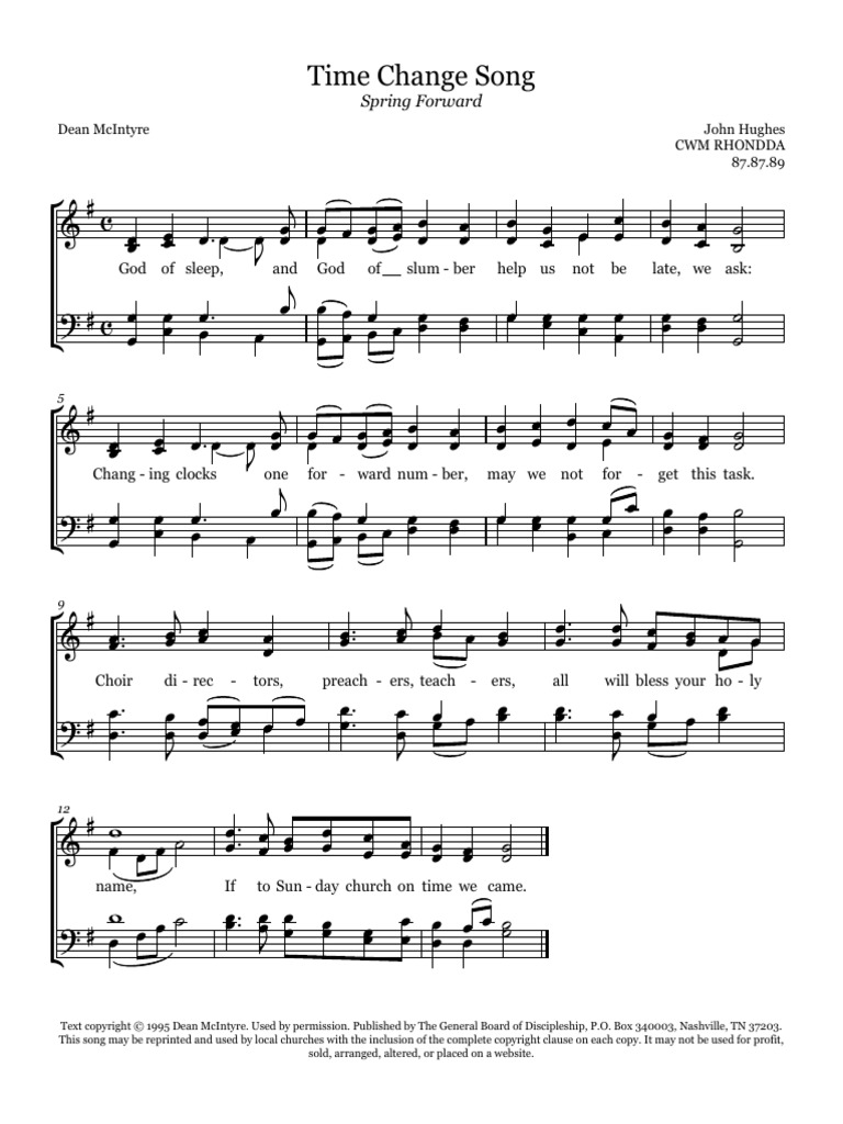 Time Change Song | PDF | Copyright Law | Law