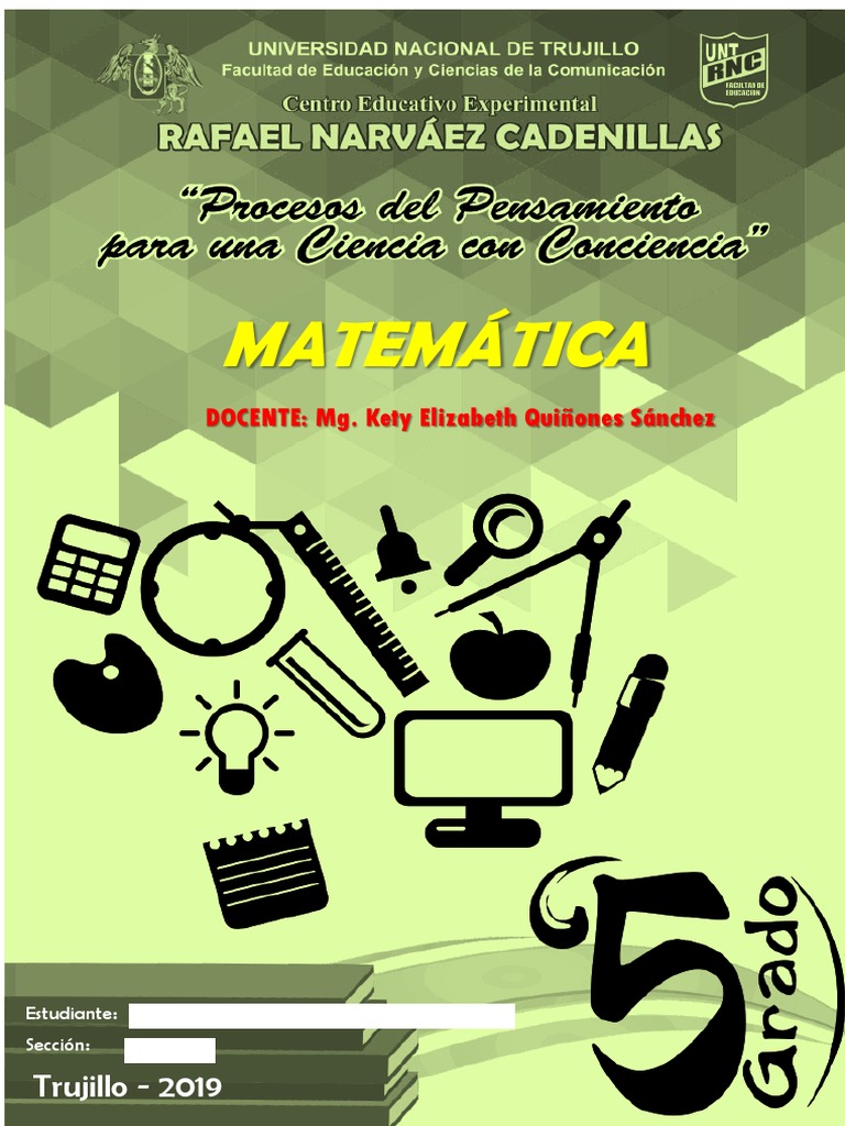 Modulo 5°-Mate - Listo | Descargar gratis PDF | Número natural | Conjunto (Matemáticas)