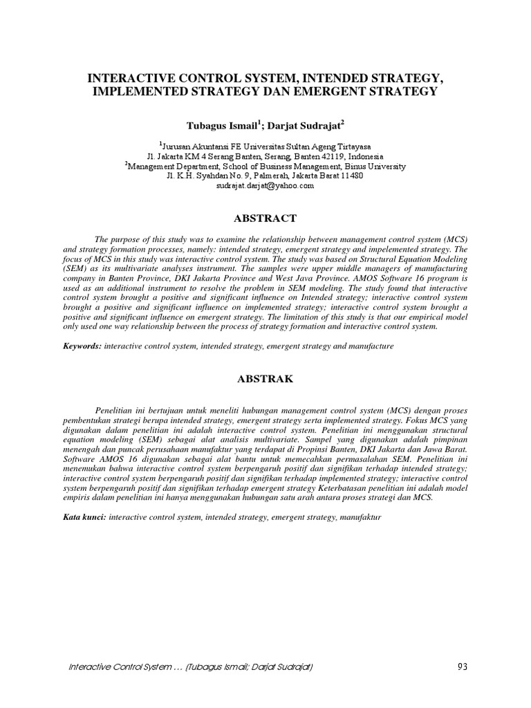 Interactive Control | PDF | Corporate Jargon | Business