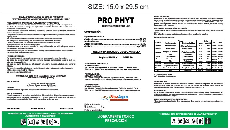 Pro Phyt | PDF | Petróleo | Agua