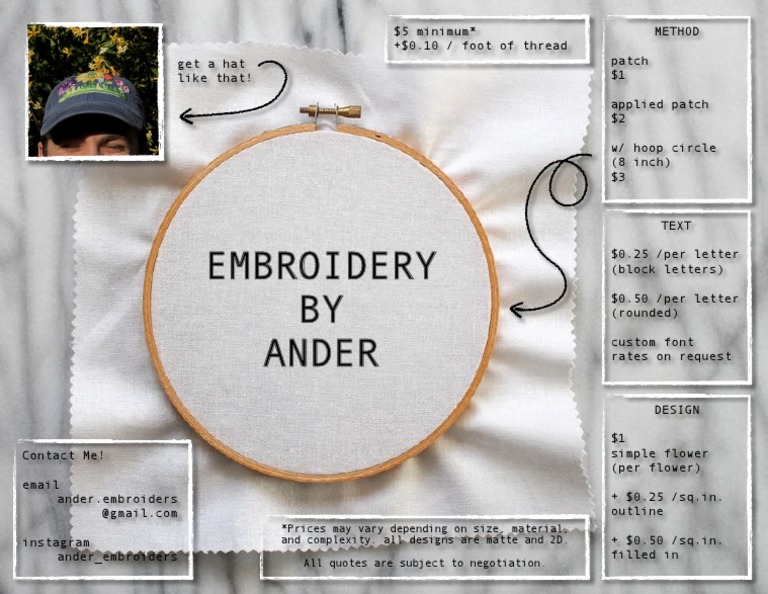 Embroidery Ad! | PDF