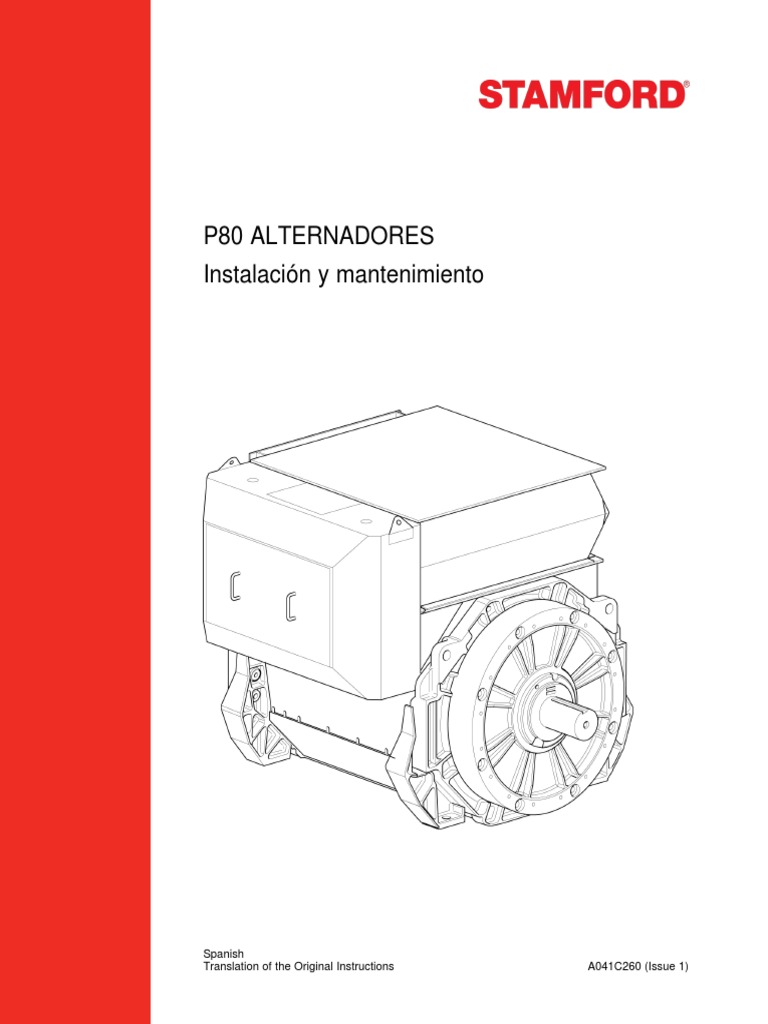 Stamford P80 Manual SP | PDF | Generador eléctrico | Transformador