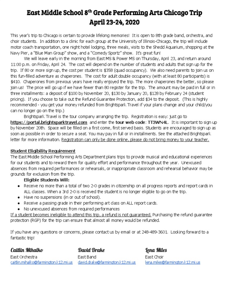 Chicago Letter 2020 | PDF