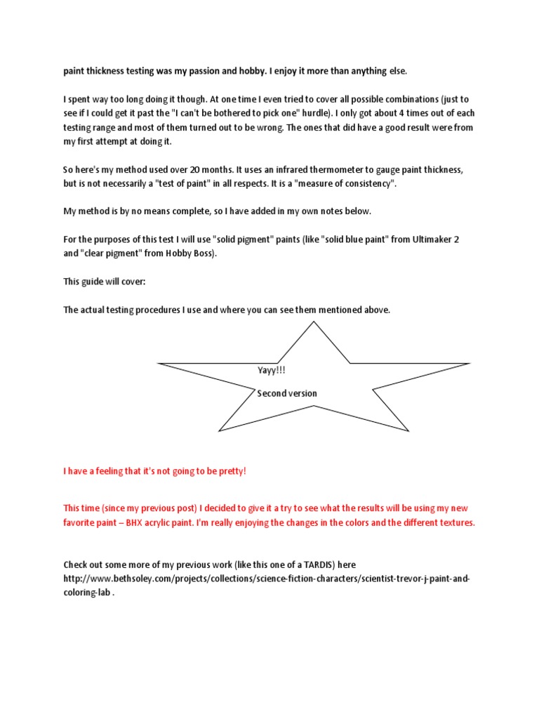 Paint Thickness Testing Guide | PDF | Paint