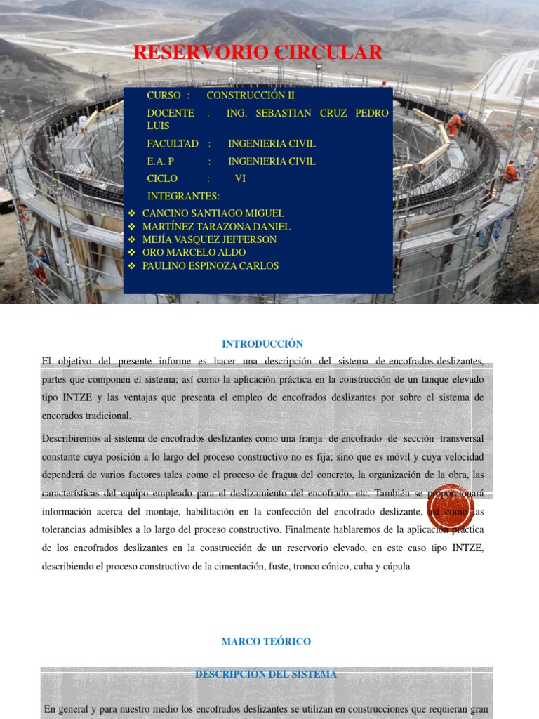 Reservorio Circular | PDF | Hazme | Hormigón