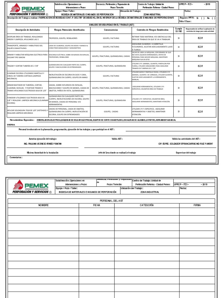 Ast Formato | PDF | Soldadura | Construcción