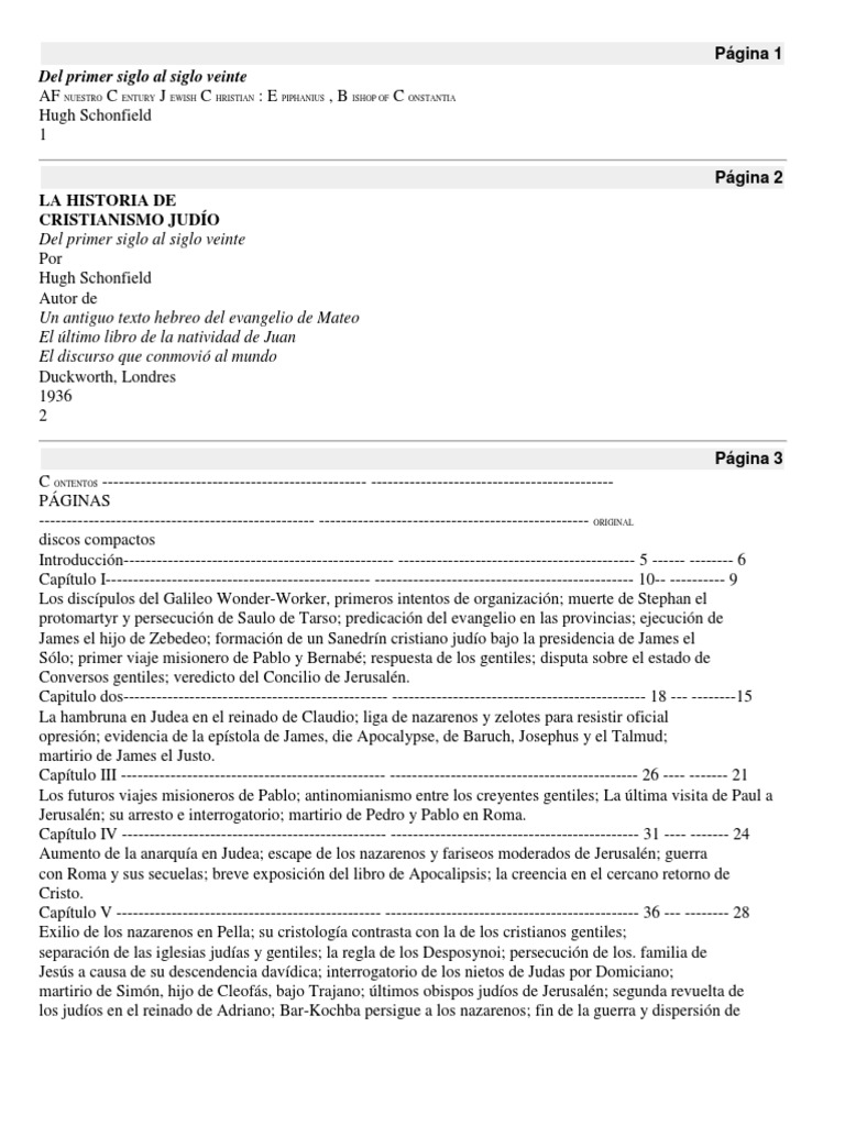 Historia Del Judaismo Mesianico | PDF | Cristiano judío | Pablo el apóstol