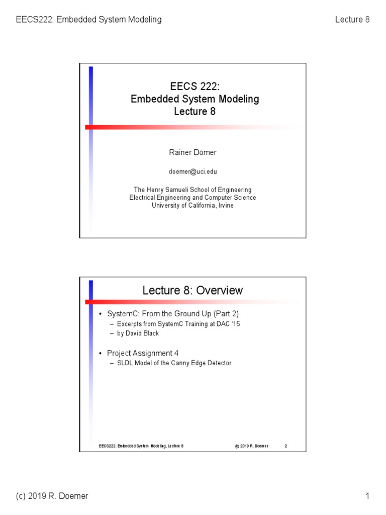 Lecture8 PDF | Download Free PDF | C (Programming Language) | Embedded System