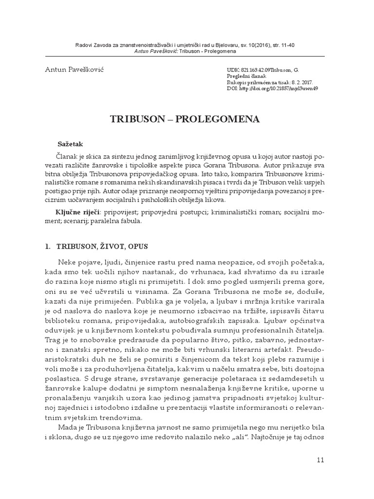 Tribuson | PDF