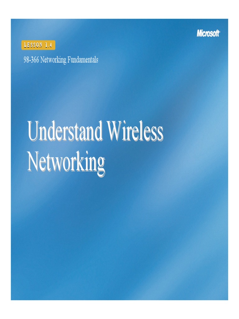 Wireless Lan | Download Free PDF | Ieee 802.11 | Wireless Lan