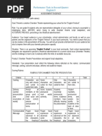 Cosplay Rubrics | PDF | Cosplay | Costume