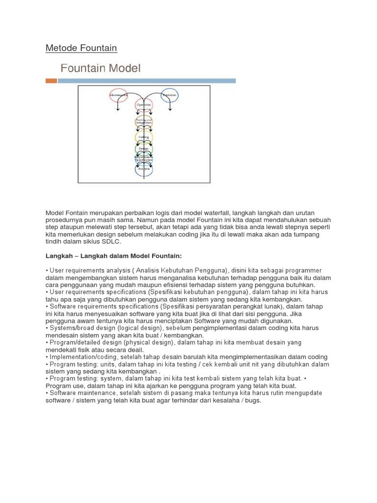 Metode Fountain | PDF