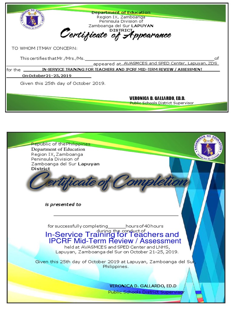 Teacher Training Certification 2019 | PDF