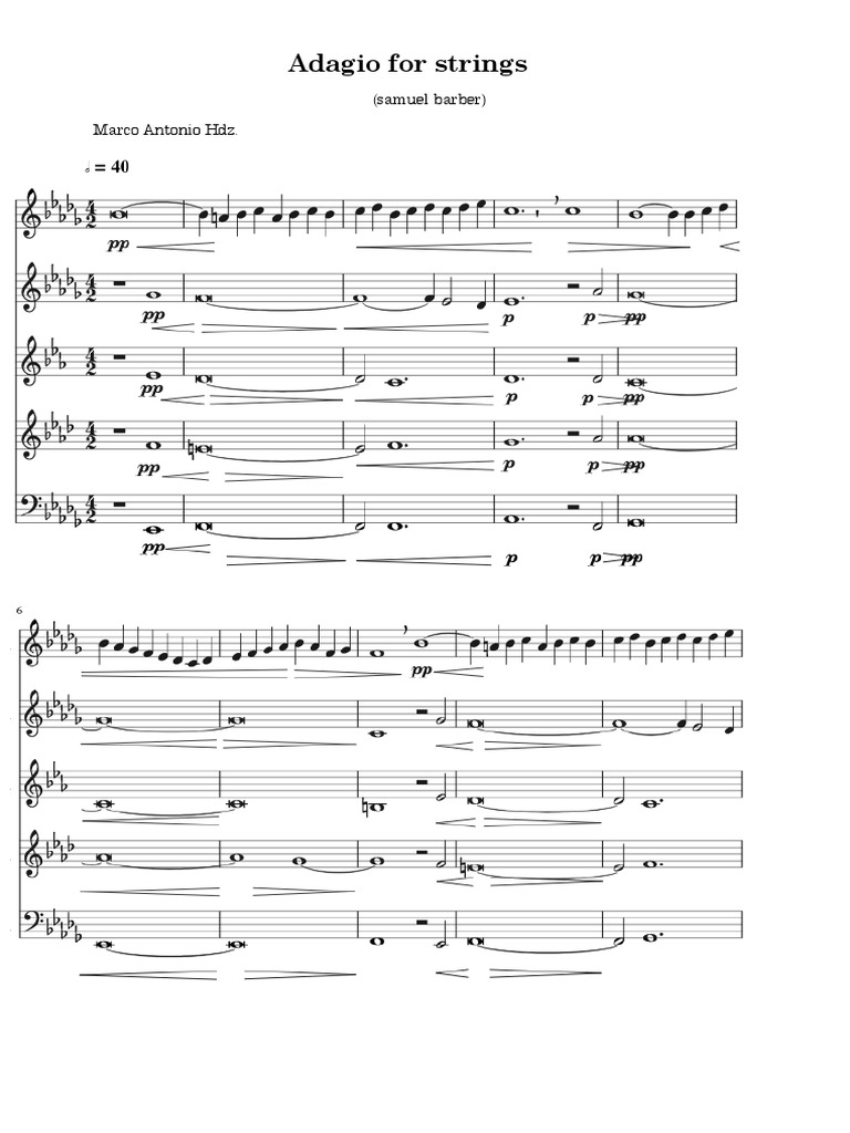 Adagio FPR Strings | PDF