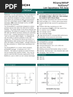 SU0524 - Datasheet: 4-Channel Low Capacitance Esd Protection Diodes Array | PDF | Electrostatic ...