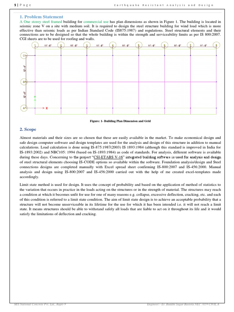 Problem Statement: 2. Scope | PDF | Structural Load | Welding