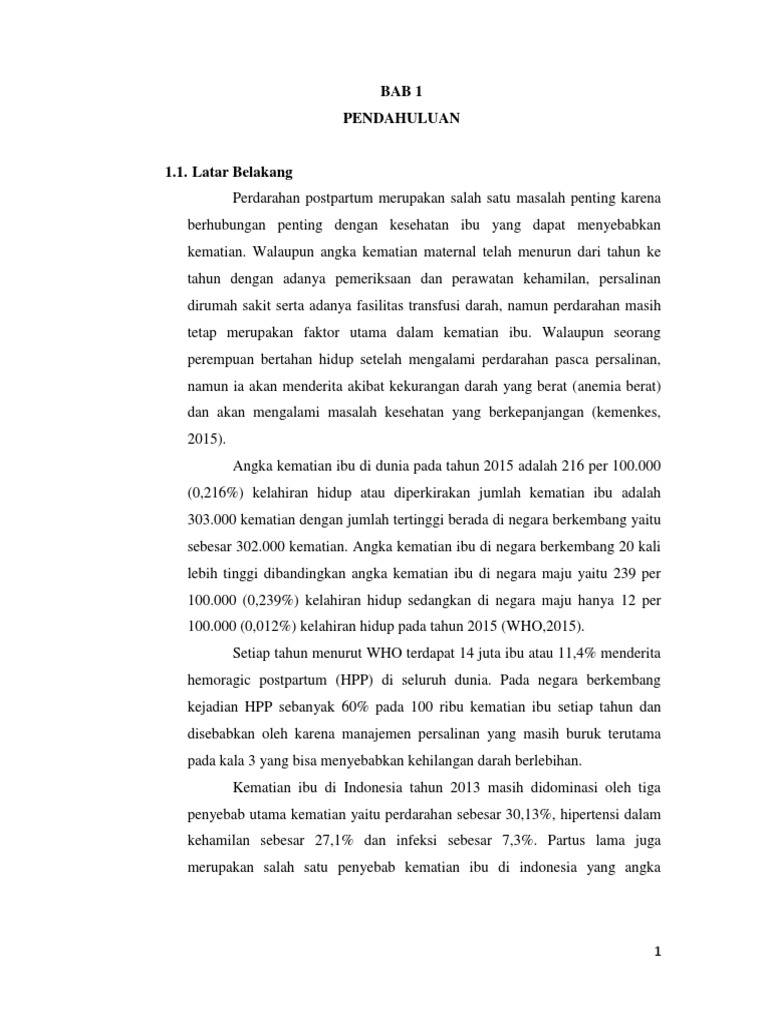 Laporan Kasus Late HPP (Sisa Plasenta) | PDF | Sains & Matematika