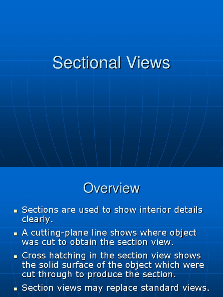 6 Section View | PDF | Geometry | Space